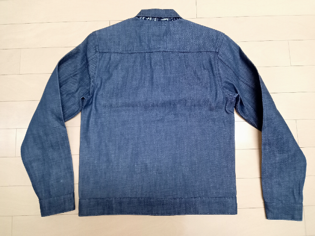 デニム成長日記 DENHAM 15TH WINSTON JACKET VNI編 その1 ~着用開始前の記録~│積ん読管理簿