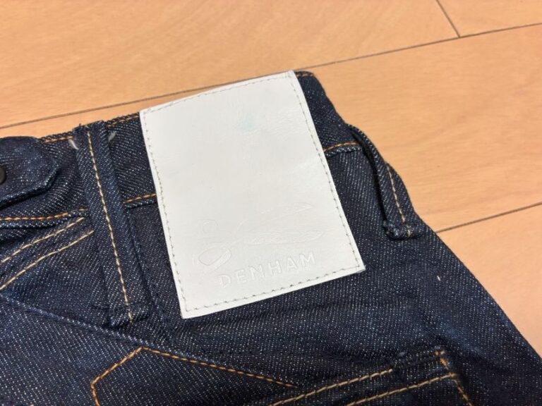 デニム成長日記 DENHAM CROSS BACK VOD編 その1~着用開始前の記録~